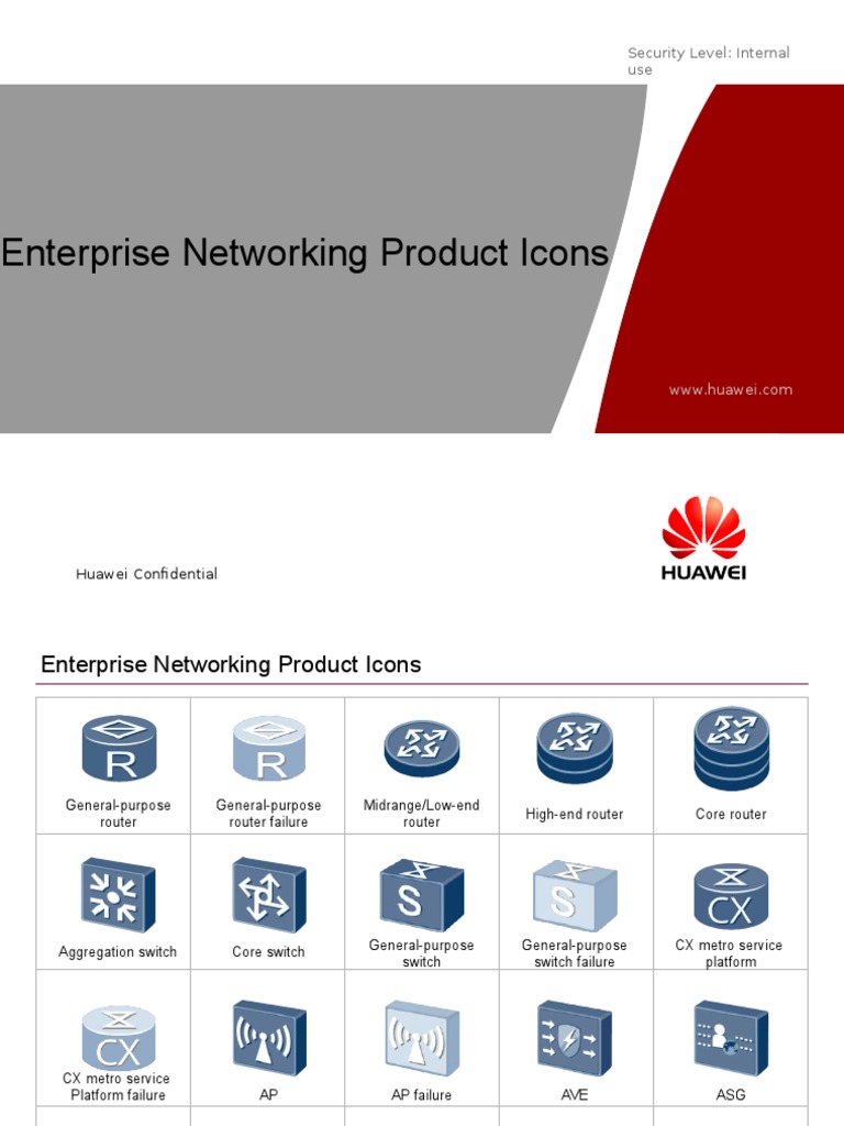 Huawei Enterprise Networking Product Icons: A Visual Guide to Routers ...