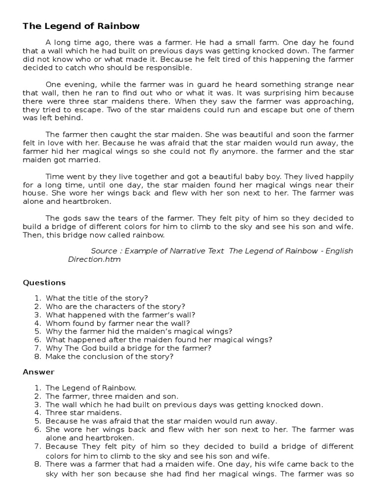 The Legend of Rainbow | PDF