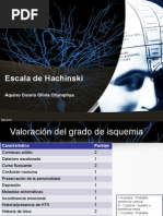 Escala de Isquemia de Hachinski | PDF