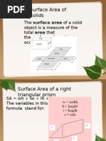 Lesson 4 - Surface Area of Solid Figures | PDF | Area | Shape