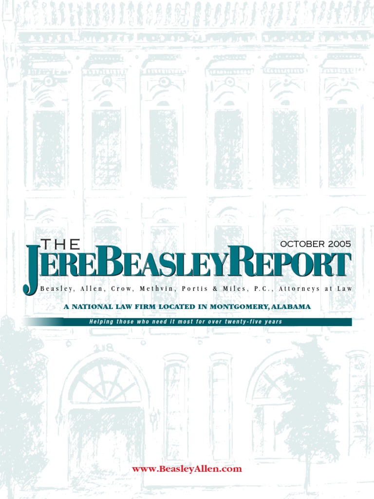 The Jere Beasley Report Oct. 2005 | PDF | Seat Belt | Hurricane Katrina