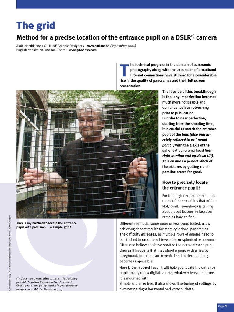 The Grid | PDF | Camera | Lens (Optics)