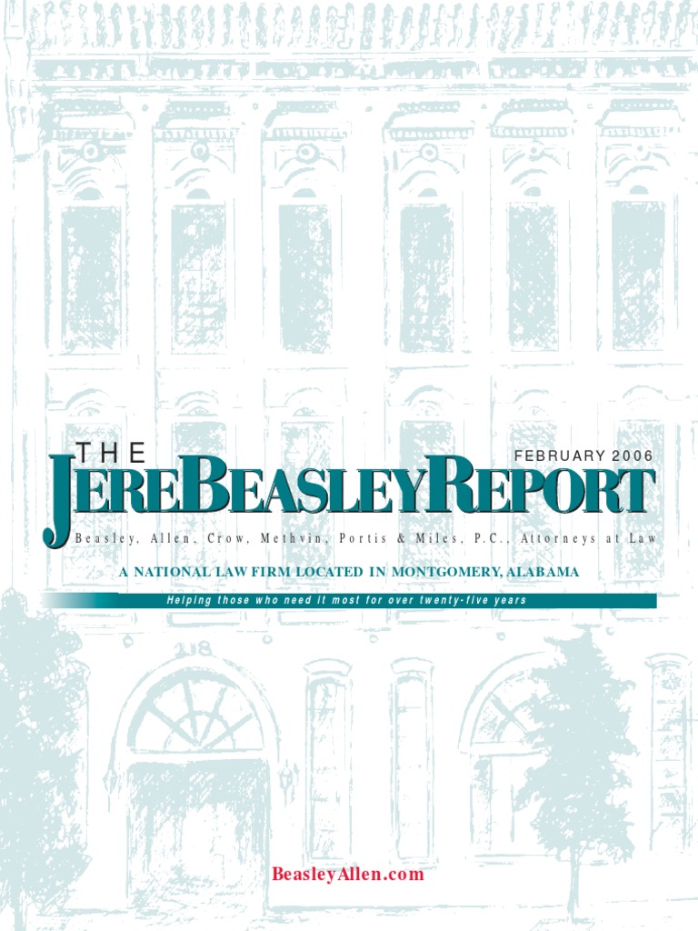 The Jere Beasley Report Feb. 2006 | PDF | Food And Drug Administration ...
