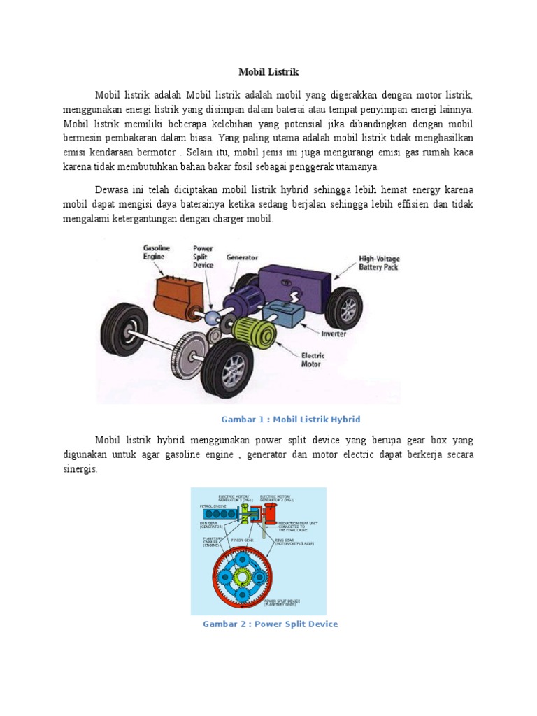 Mobil Listrik | PDF | Pengelolaan Keuangan & Uang | Teknologi & Rekayasa