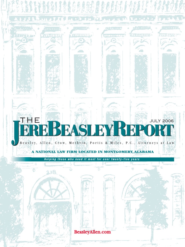 The Jere Beasley Report Jul. 2006 | PDF | Exxon Mobil | Driving Under ...