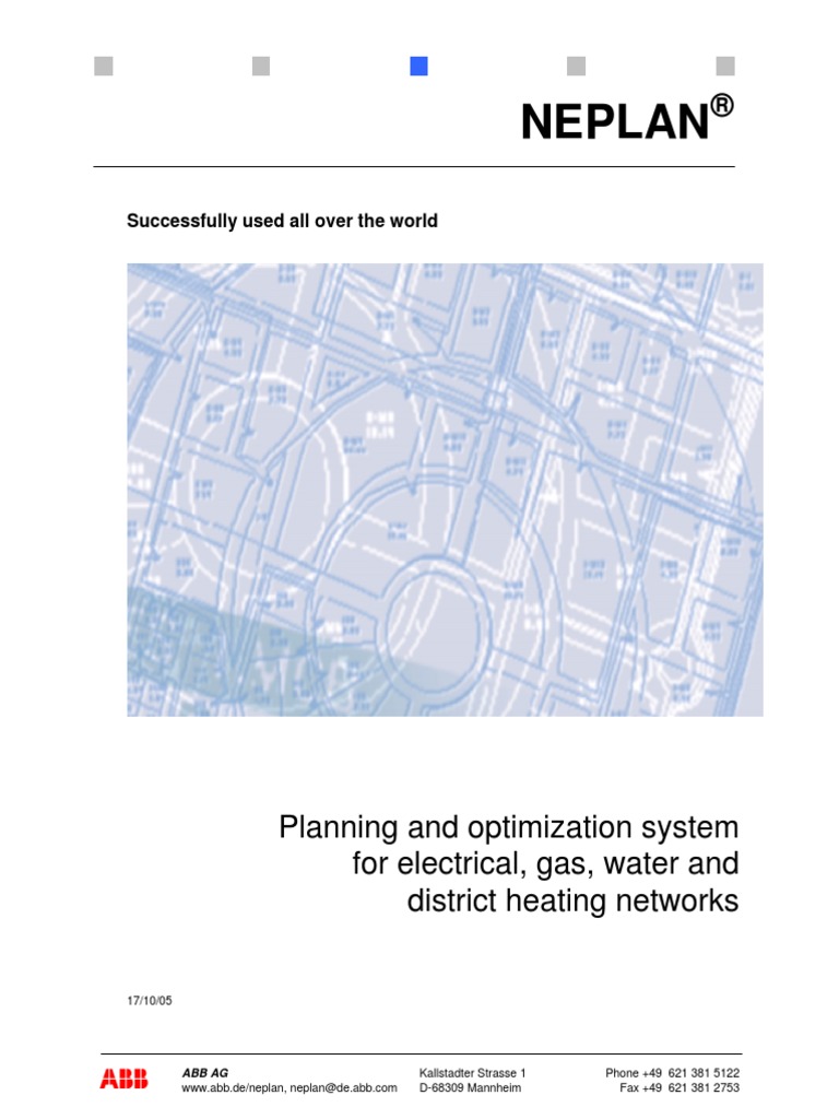 Neplan: Planning and Optimization System For Electrical, Gas, Water and District Heating ...