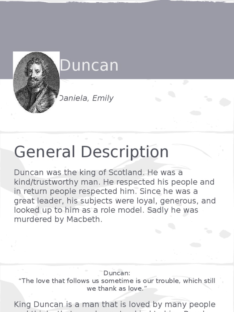 Kingduncan | PDF