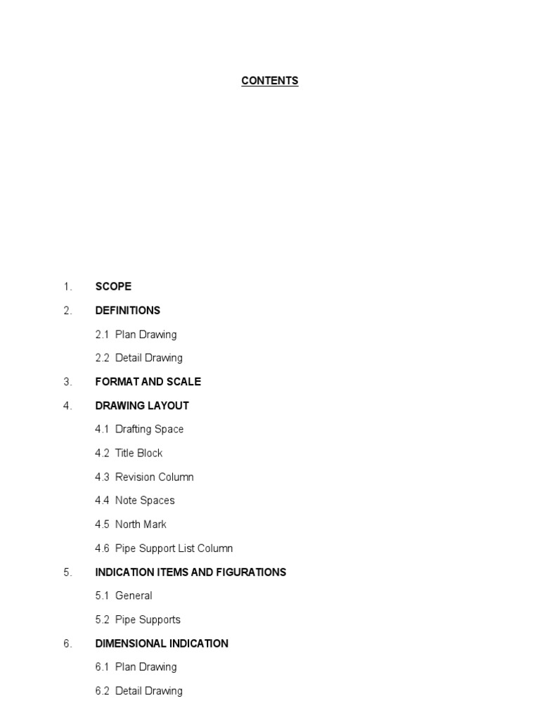 Drafting Practice of Piping Drawings (Plan & Detail) | PDF | Pipe ...