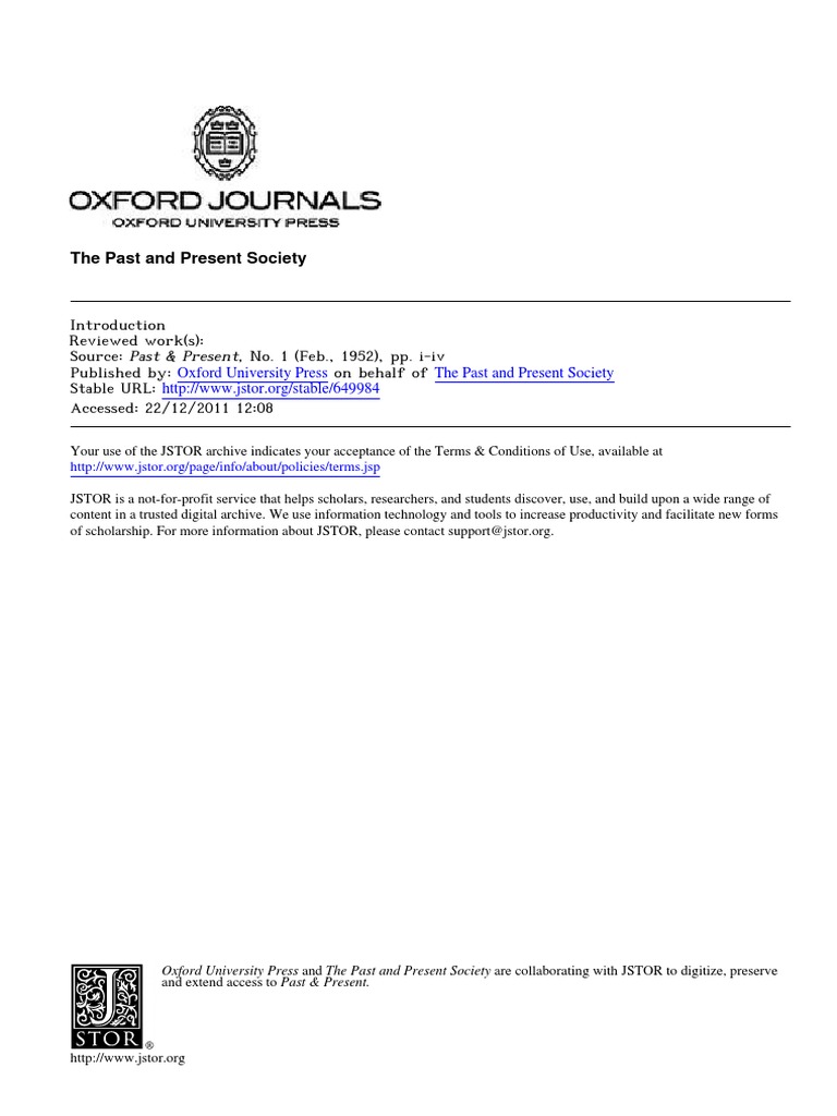 Introduction Nro. 1 | PDF | Causality | Sociology