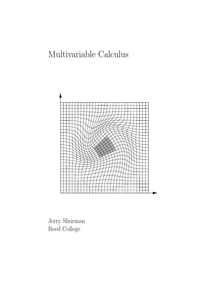 Multivariable Calculus | PDF | Differential Form | Integral