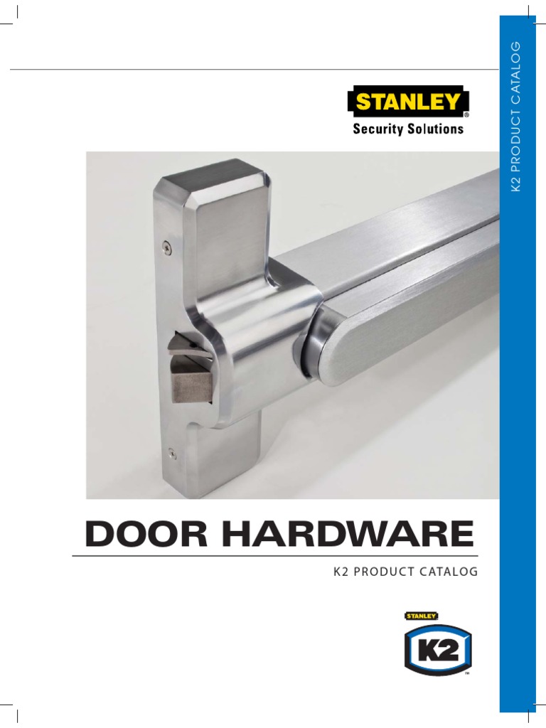 K2 Door Hardware Catalog K2 | PDF | Lock (Security Device) | Power Supply