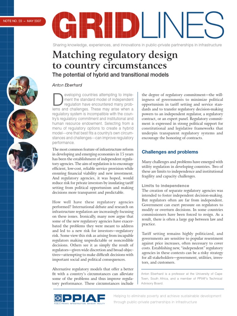 REgulatory Design | PDF | Governance | World Bank