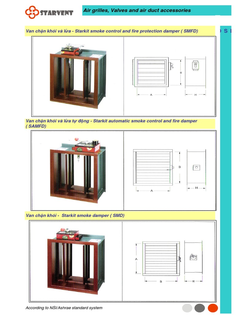 Starkit Smoke Control Dampers Guide | PDF