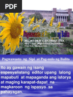 Copyreading Symbols - Filipino | PDF