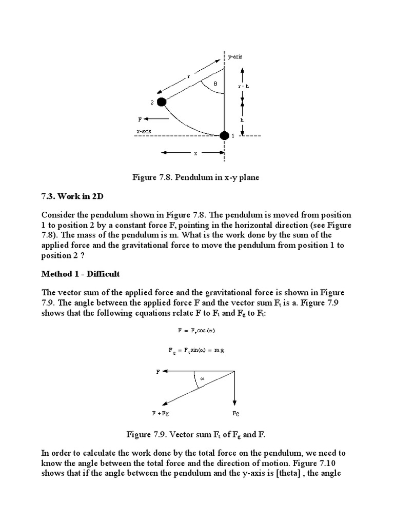 Pendulum Work | PDF