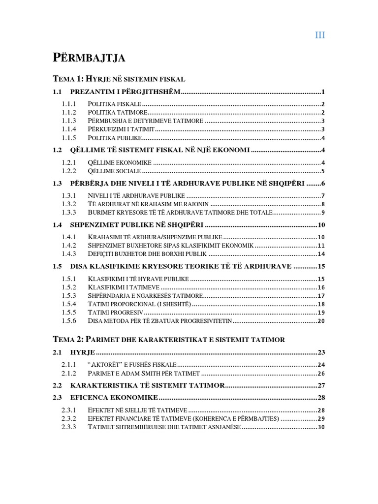 Taksimi (Pasqyra e Lëndës) | PDF