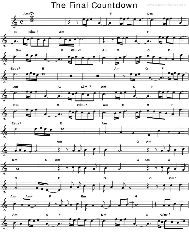 The Final Countdown | PDF