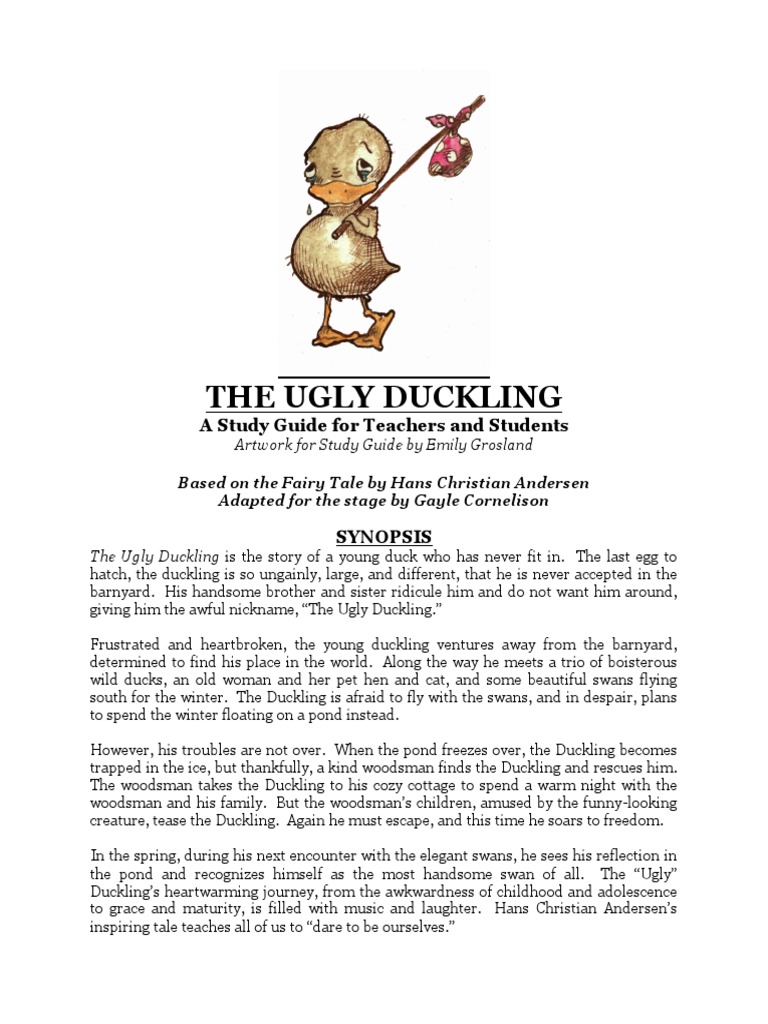 Ugly Duckling Study Guide | PDF | The Ugly Duckling | Hans Christian ...