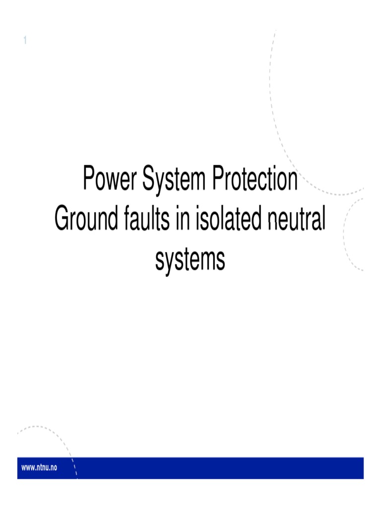 Ground Fault Protection Isolated Neutral | PDF | Transformer ...