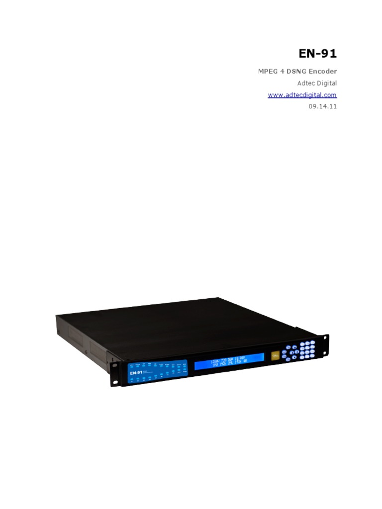 Manual Del Encoder ADTEC E91 | PDF | Free Software | File Transfer Protocol