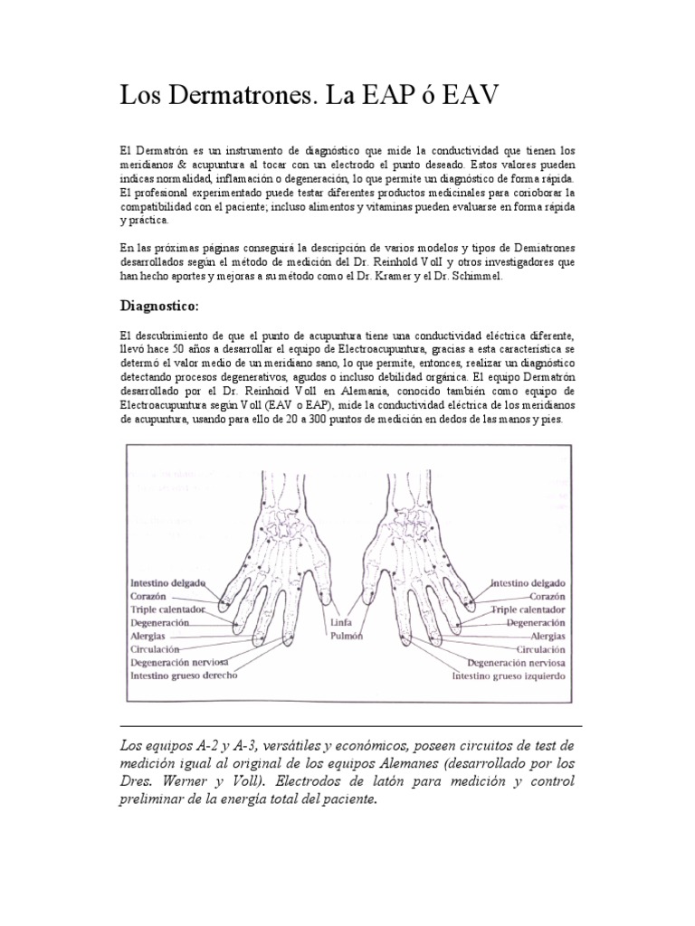 Dermatron | PDF | Acupuntura | Electricidad