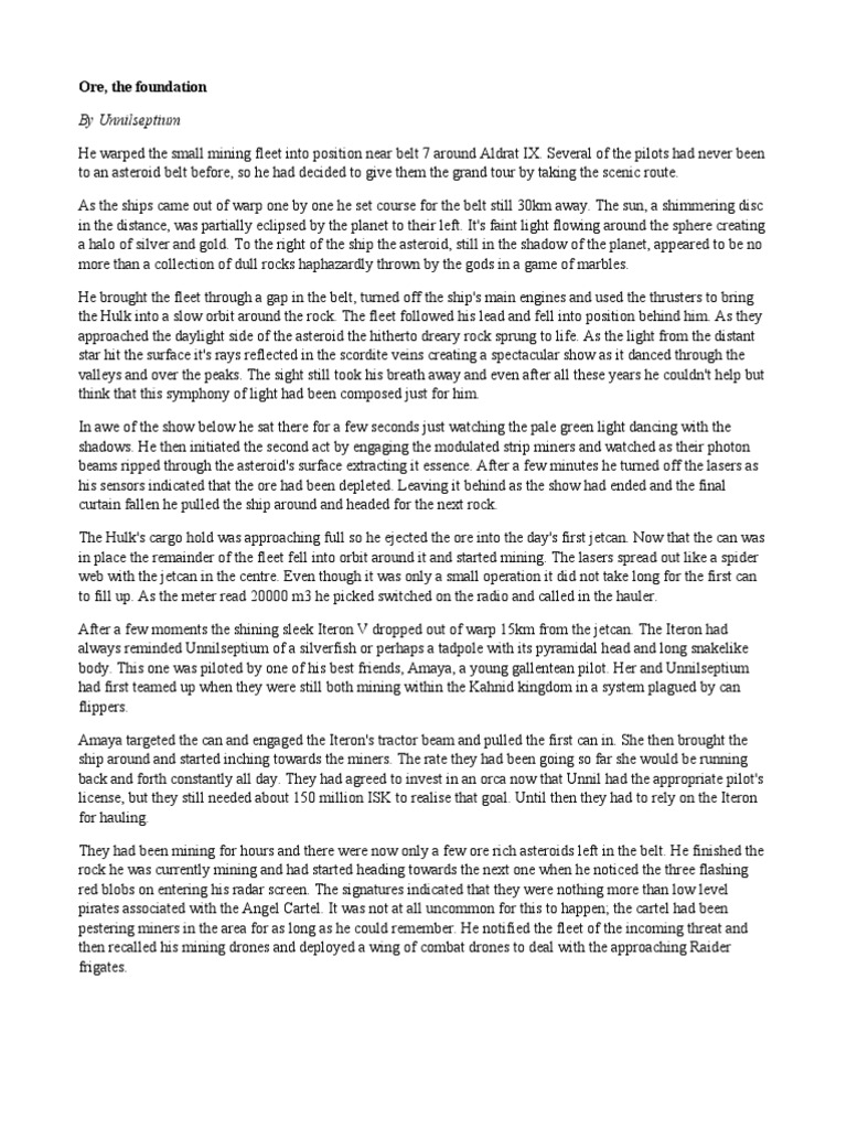 Mining Story - Unnilseptium | PDF | Mining | Nature