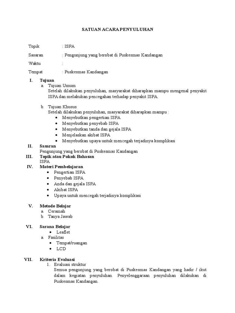 Sap Ispa | PDF | Karier & Perkembangan | Kesehatan Holistik