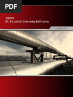 Grove B4B B4C B5 IOM Manual | PDF | Valve | Mechanical Engineering