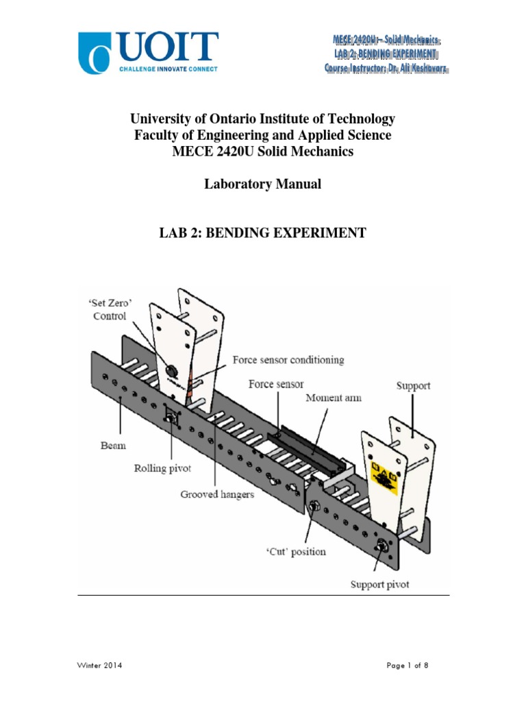 Bending Moment Lab Report | PDF | Bending | Beam (Structure)