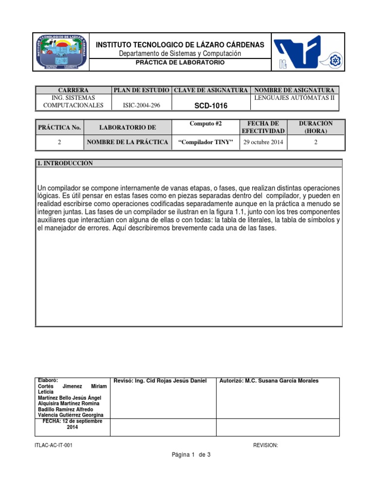 Tiny Compiler | PDF | Compilador | Lenguaje de programación
