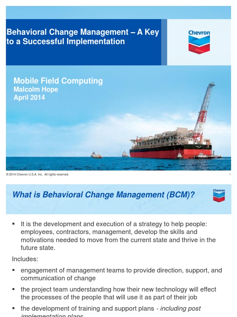 Behaviour Change Management PDF | PDF | Change Management | Employment