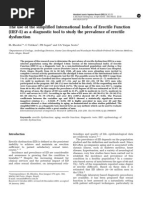IIEF-5 Questionnaire PDF | PDF