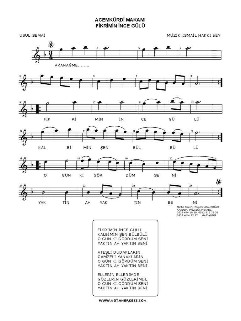 Fikrimin Ince Gulu | PDF