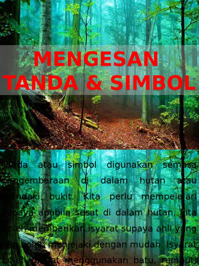 5.mengesan Tanda Dan Simbol & Laporan Pengembaraan | PDF