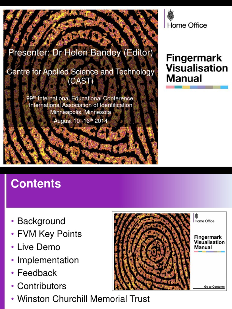 Fingermark Visualisation Manual Overview | PDF | Visualization ...