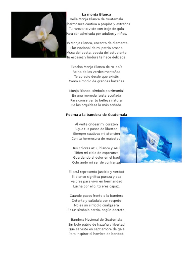 Poemas A La Patria | PDF | Guatemala