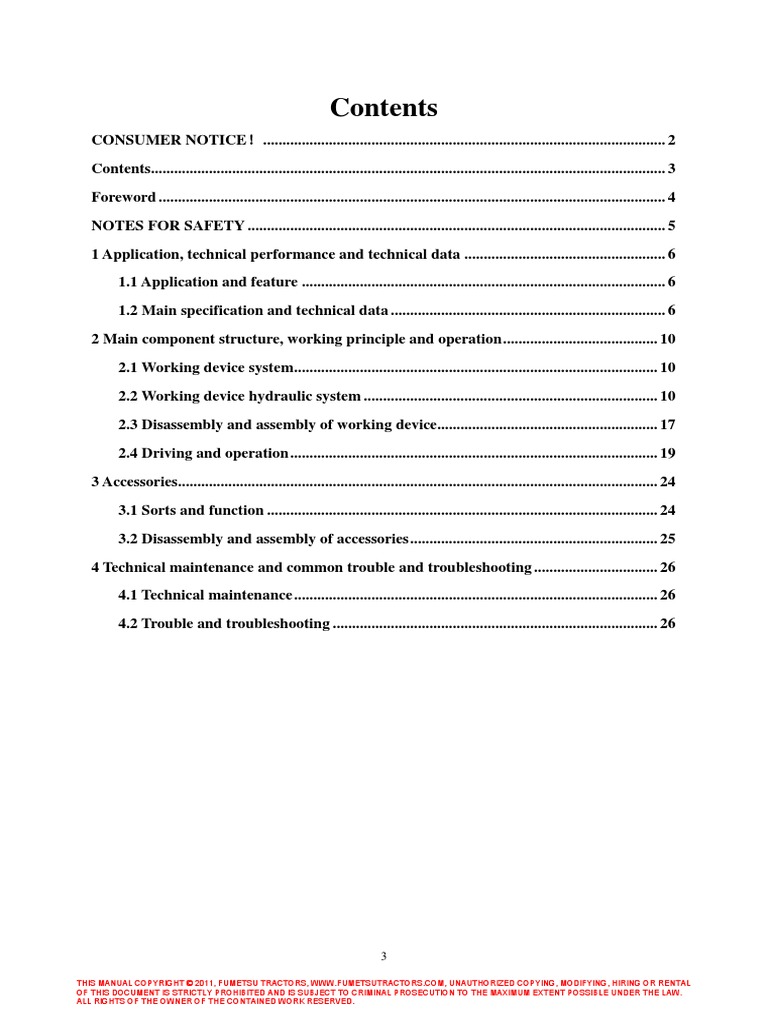 Front End Loader Manual | PDF | Loader (Equipment) | Pump