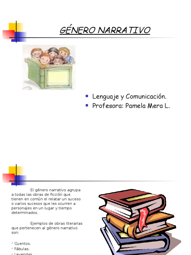 Género Narrativo | Narración