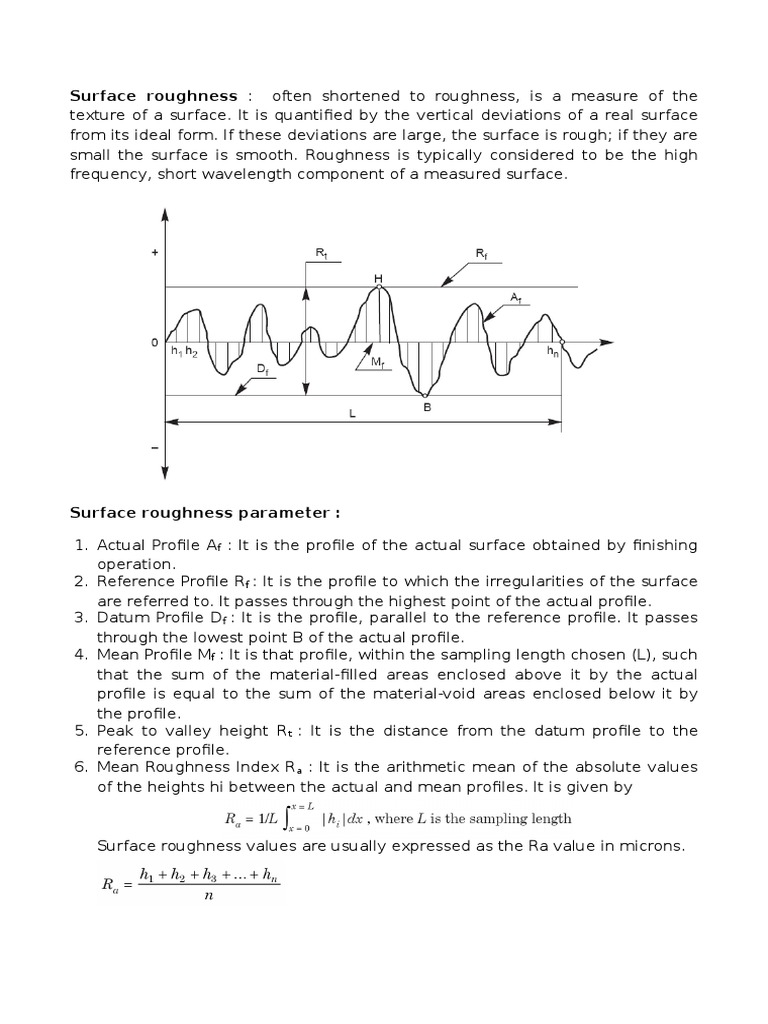 Surface Roughness | PDF | Surface Roughness | Optics