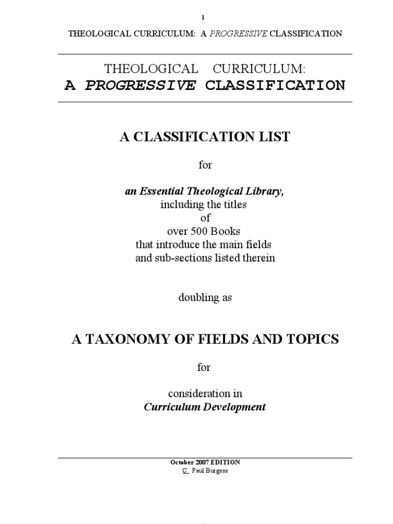 C2. TE Classification Complete WEB V | PDF | Exegesis | Bible