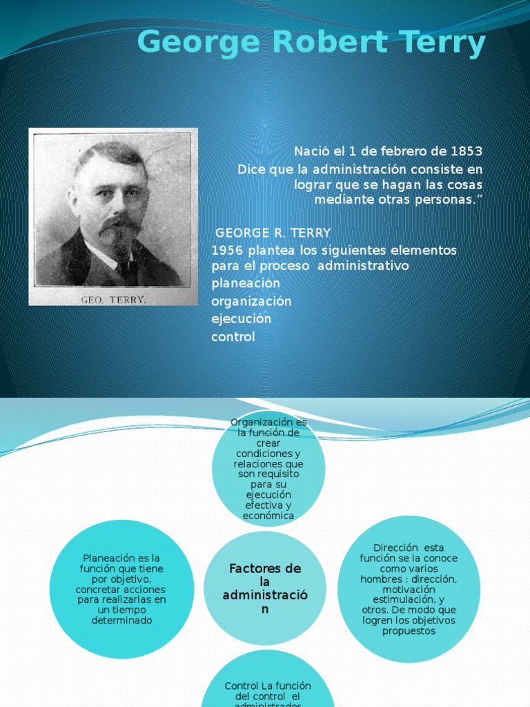 George Robert Terry | PDF | Planificación | Toma de decisiones