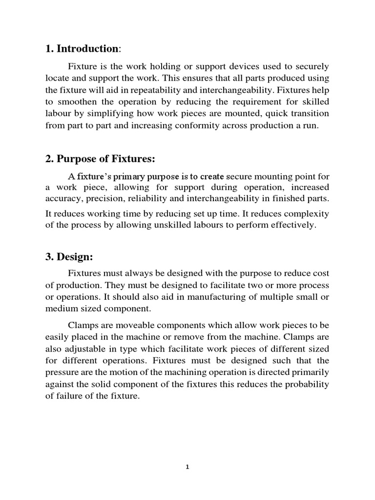 Fixtures | PDF | Mechanical Engineering | Metalworking
