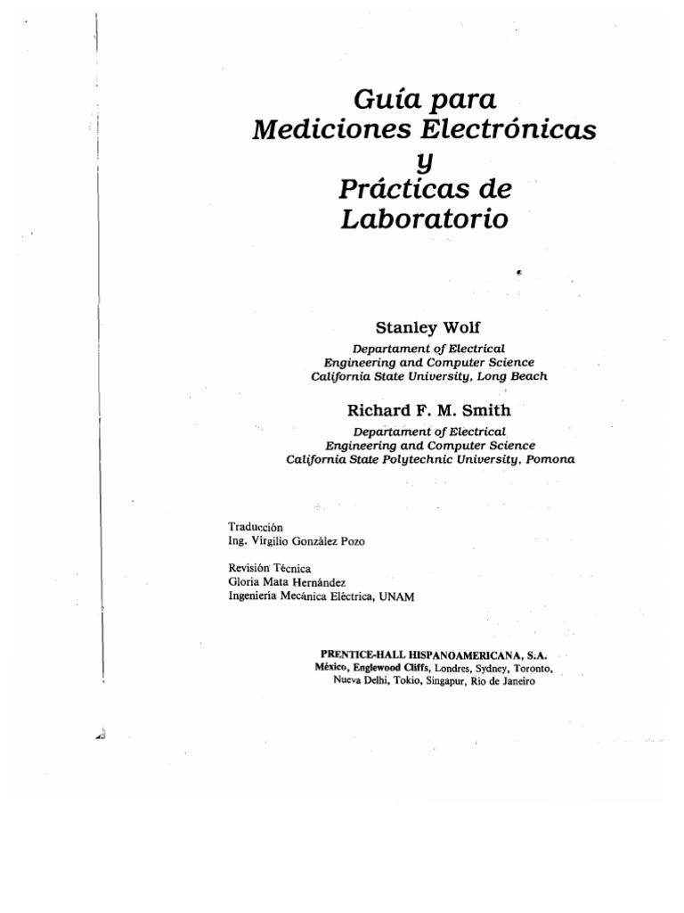 Guia para Mediciones Electronicas y Practicas de Laboratorio | PDF