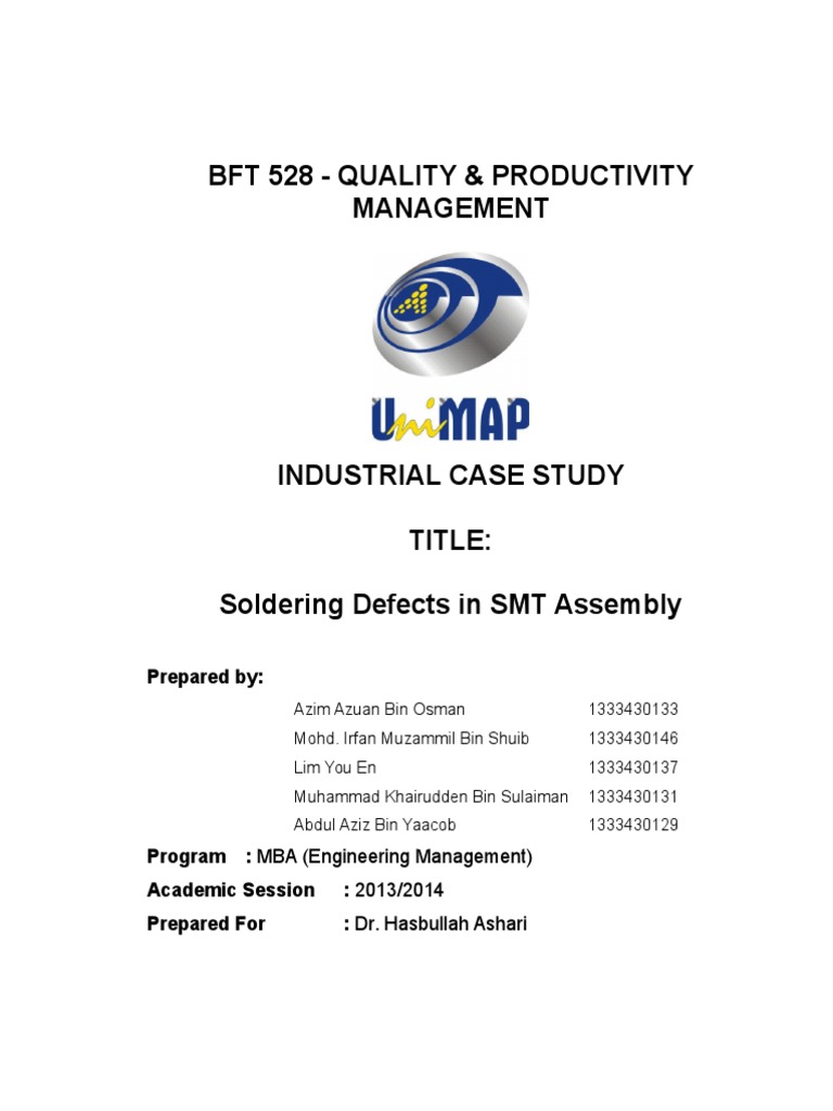 Quality Management Case Study | PDF | Printed Circuit Board | Iso 9000