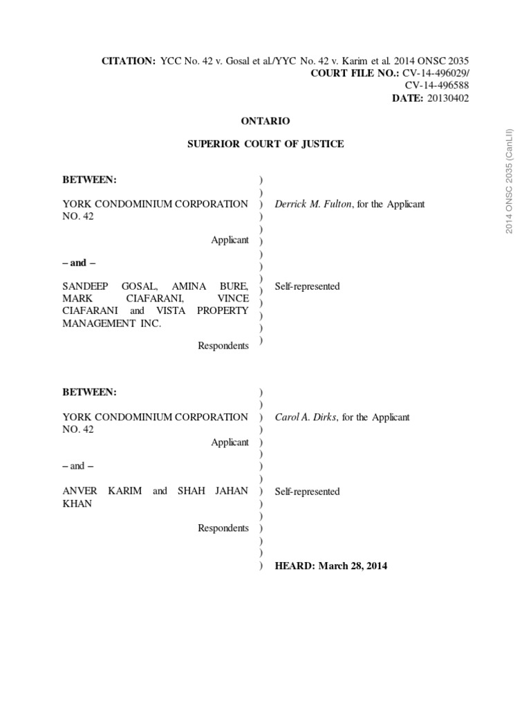 Condo: Proxy Forms YCC42 | PDF | Proxy Voting | Board Of Directors