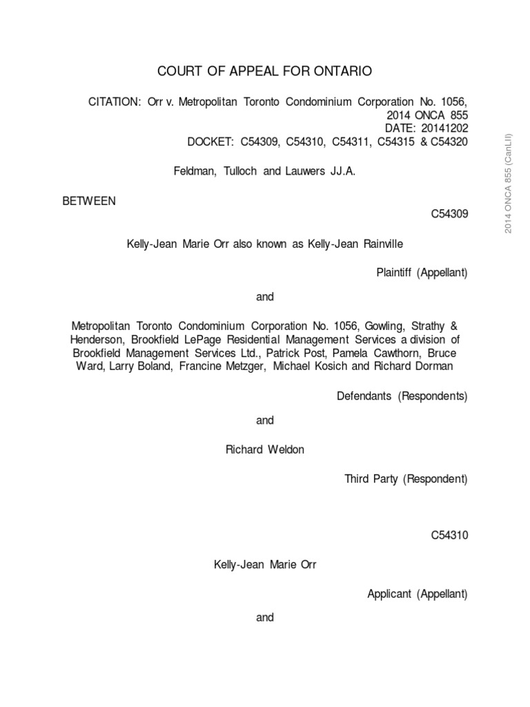 Condo: Status Certificate omission MTCC1056 | Estoppel | Standard Of Care