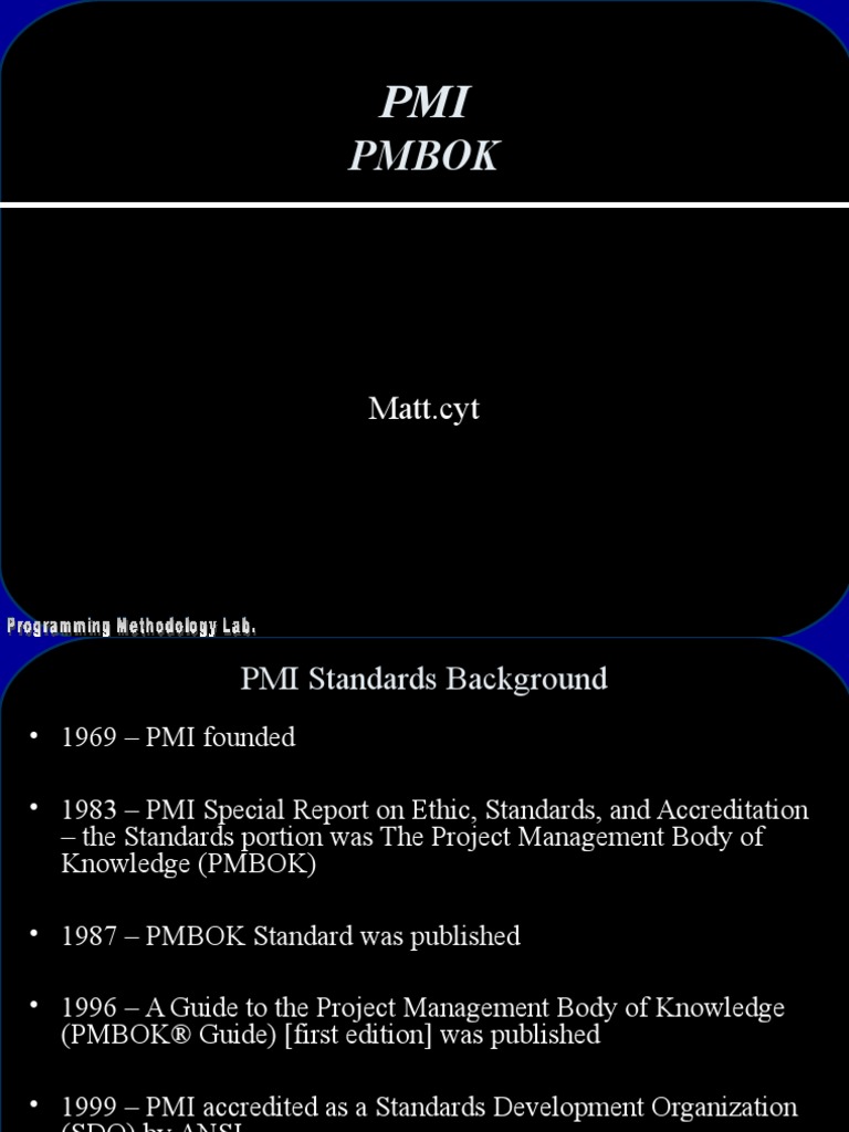 PMBOK | PDF | Project Management | Procurement