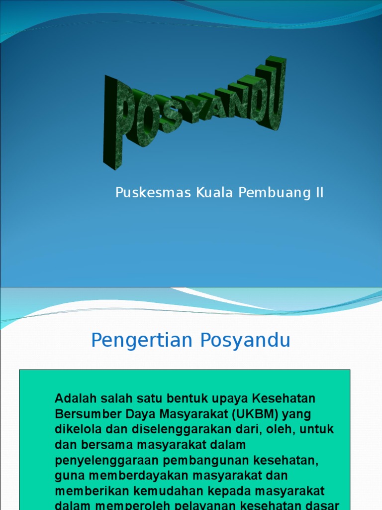 Posyandu | PDF