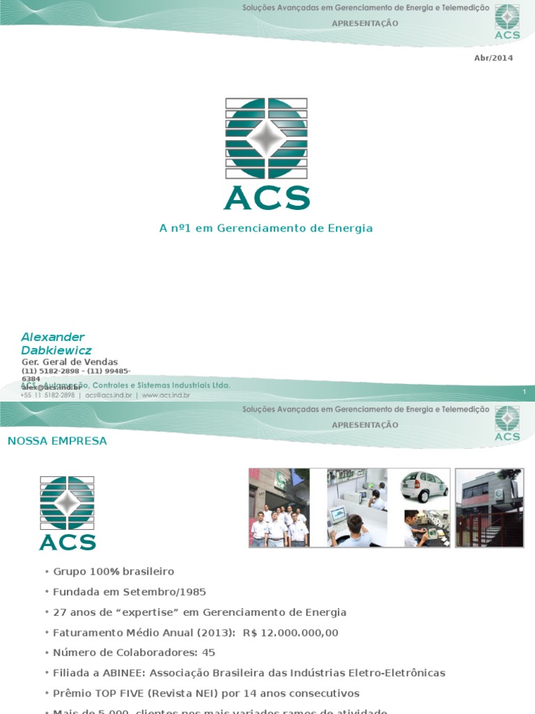 ACS Web Energy | PDF | Internet | Servidor (informática)