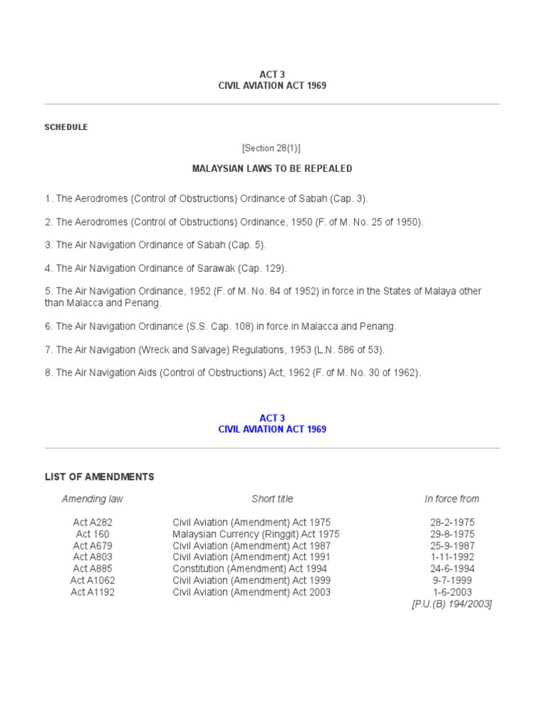 Dca Malaysia Mcar | PDF | Flight | Visual Flight Rules
